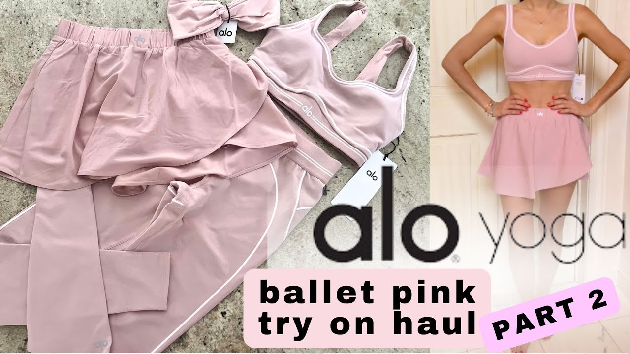 PART 2 $600 NEW Ballet PINK HAUL | alo yoga | The Fashion Try On - YouTube