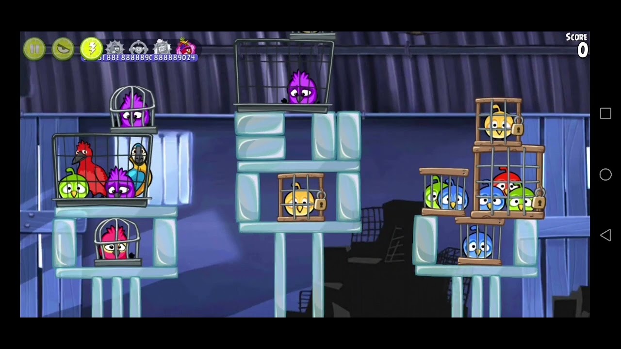 playing angry birds rio remake part 1 - YouTube