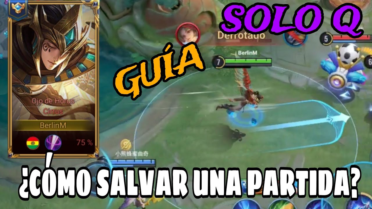 ¿Cómo Salvar una Partida?|CIRRUS JUNGLE | GUÍA RANKED SOLO Q | HoK ...