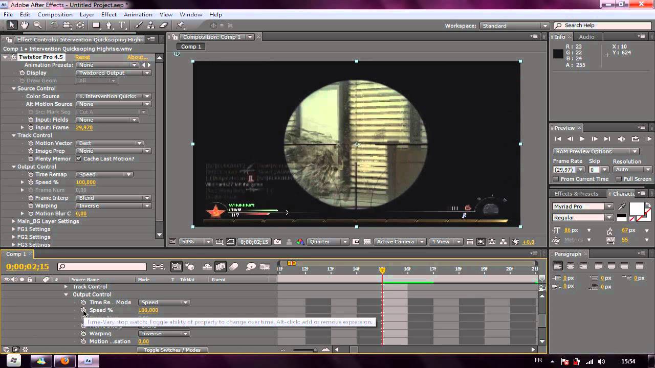Twixtor Pro 4.5 + Lights Rays | After Effects | Tutorial - YouTube