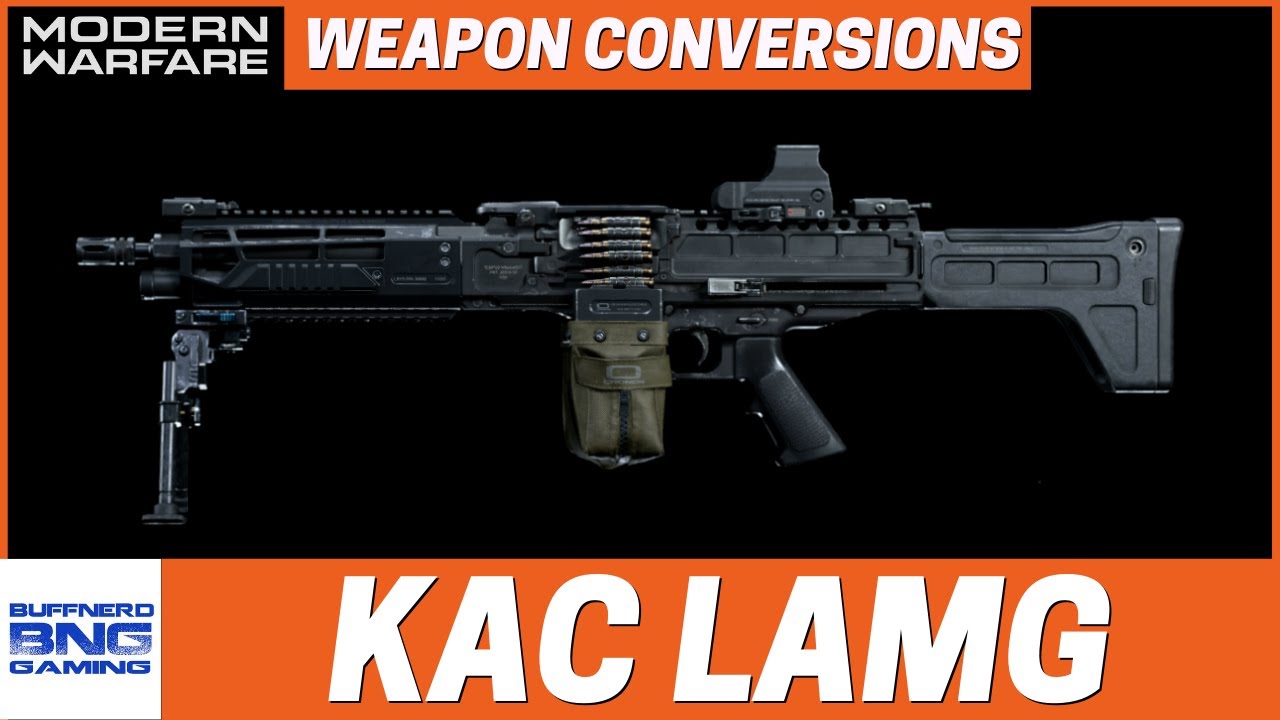 Knight`s Armament Company LAMG Weapon Conversions - Call Of Duty Modern ...