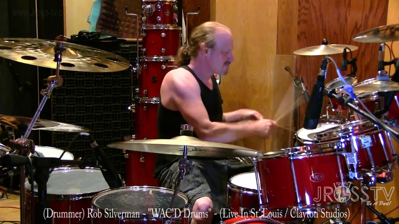 James Ross @ (Drummer) Rob Silverman - WAC'D Drums Jam" - www.Jross-tv ...