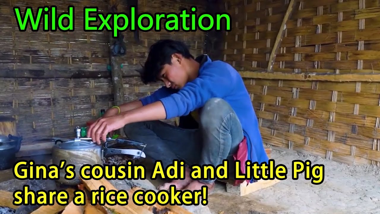 Sepupu Gina Adi dan Babi kecil berkongsi pembuat nasi! - YouTube