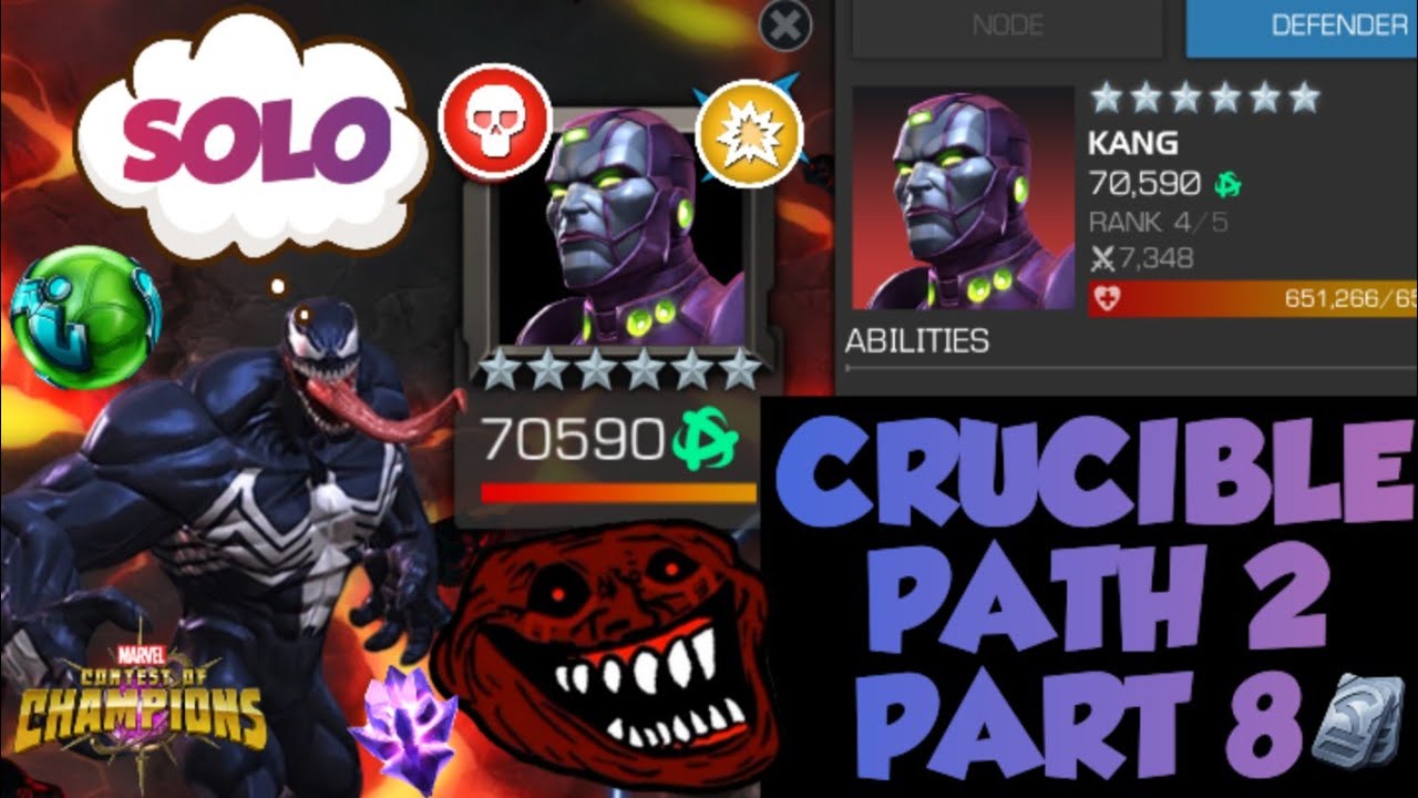 MCOC : MY TEAM FOR CRUCIBLE PATH 2 ULTIMATE ACT 7 Part 8 #mcoc #marvel ...