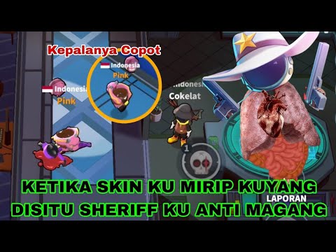SHERIFF KEPALANYA COPOT 😱😱😱(SKIN KUYANG) - Nembak Depan Blackjack Ga ...