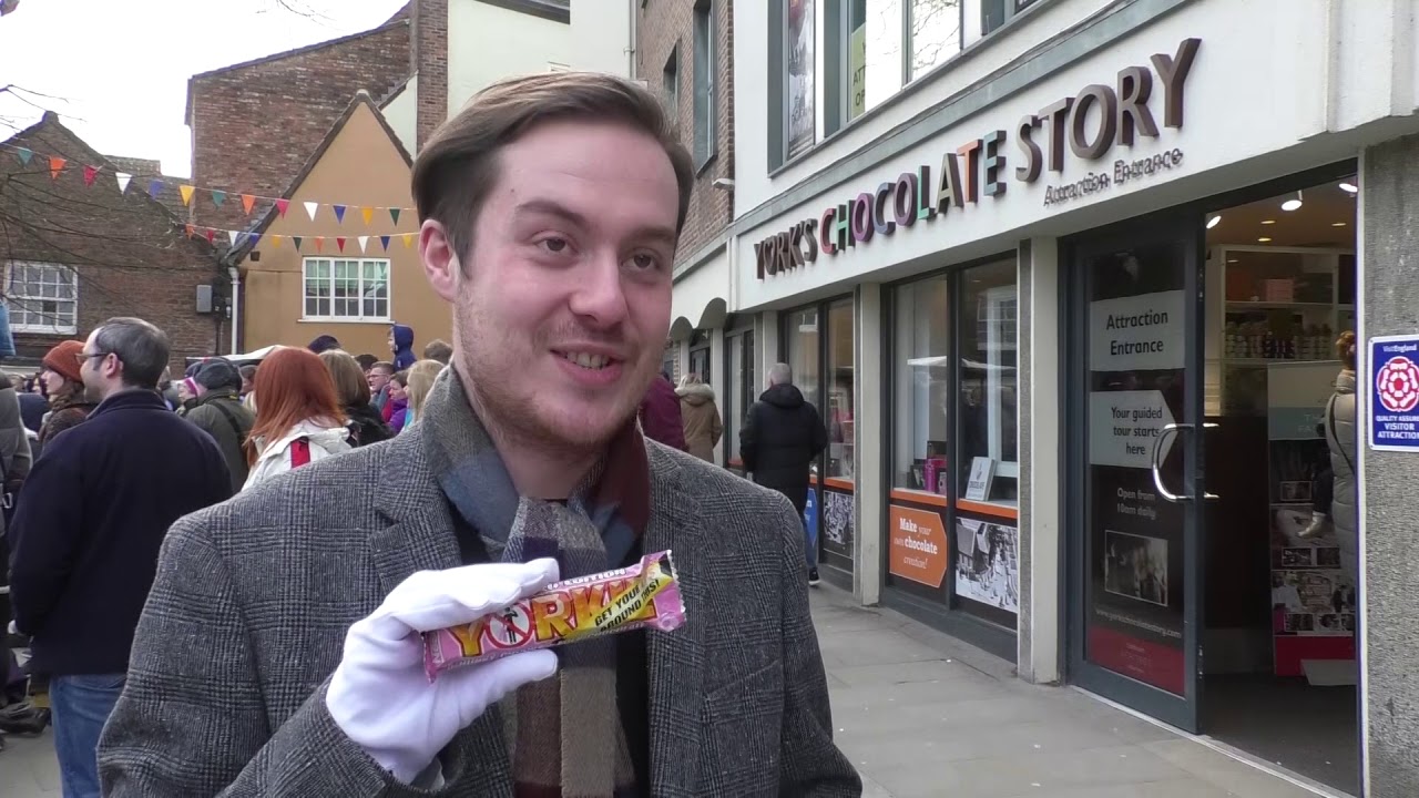 A York chocolate attraction is on the search for pink Yorkie bars - YouTube