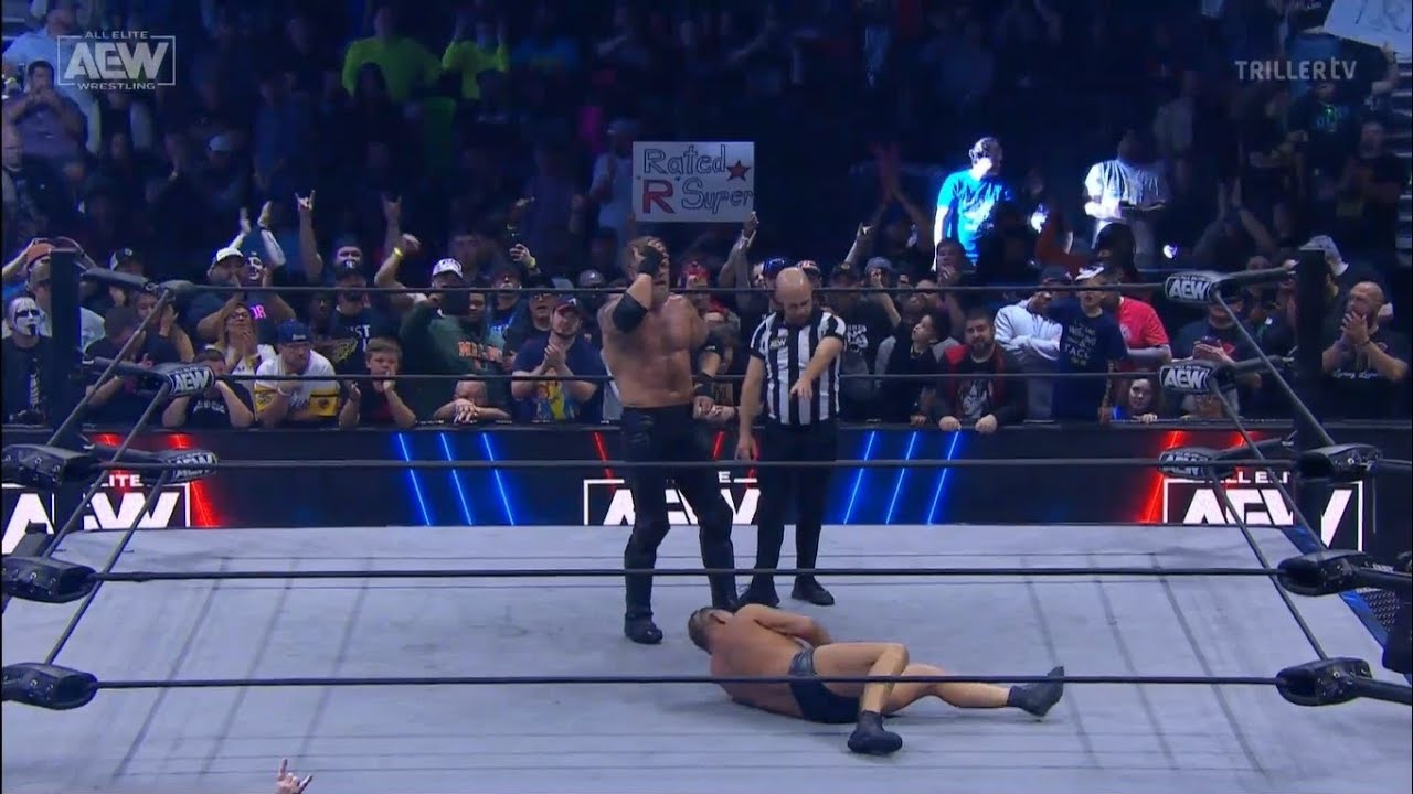 Adam Copeland knock out Minoru Suzuki Full Match AEW Dynamite ...