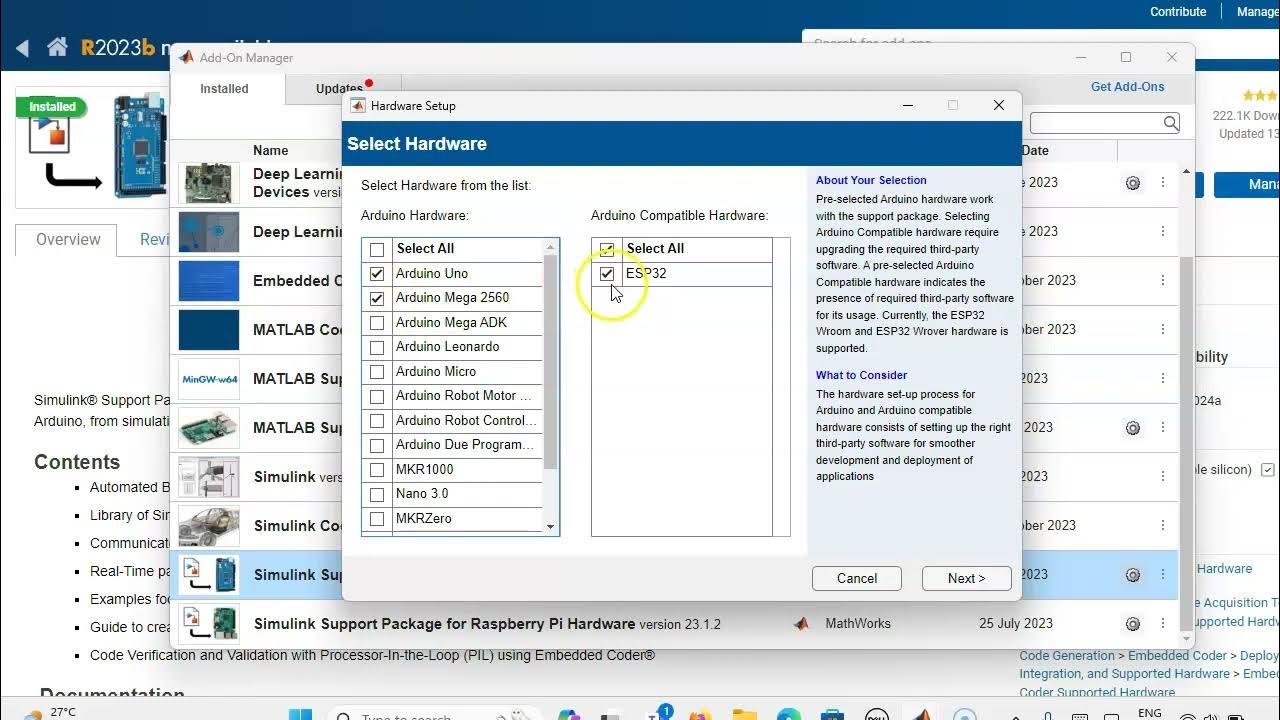 Installing Esp32 In Matlab Simulink Part Iii Youtube