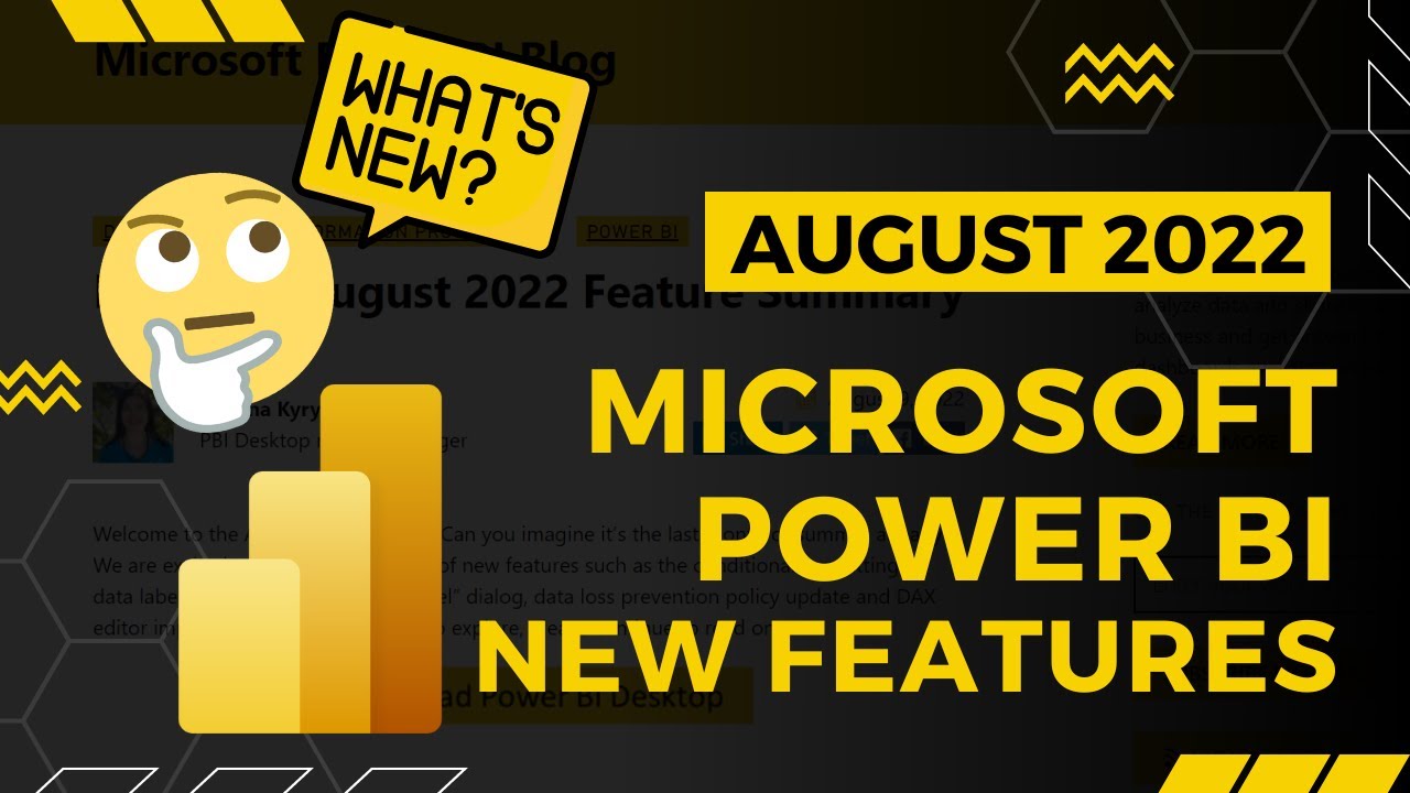 Power BI Aug 2022 New Features | Learn Microsoft Power BI Course | KSR ...