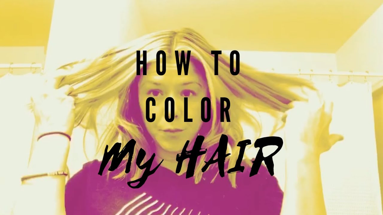 how to color my own hair at home roots/toner/color melt - YouTube