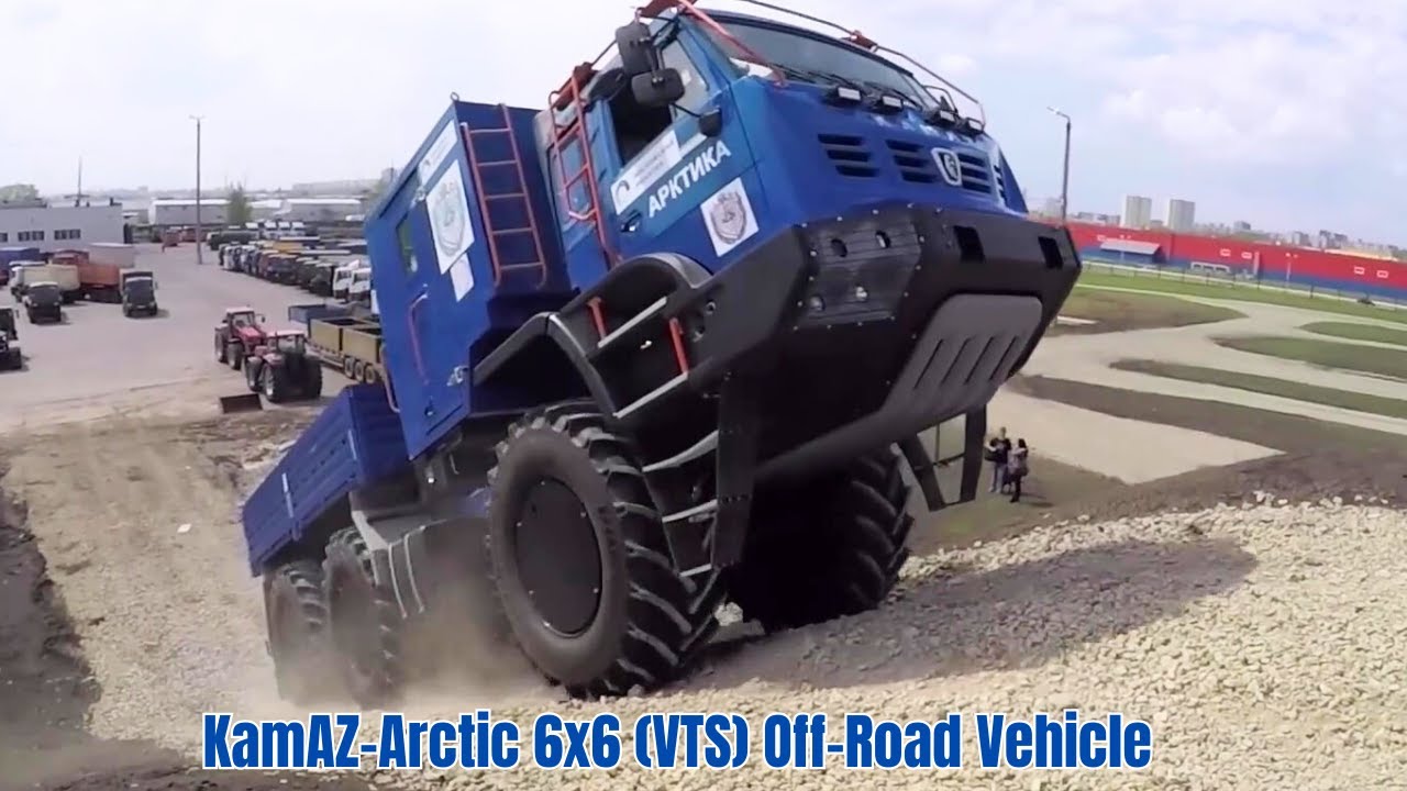 3 Axles | 13 Ton Load Capacity | KamAZ-Arctic 6x6 (VTS) Off-Road ...