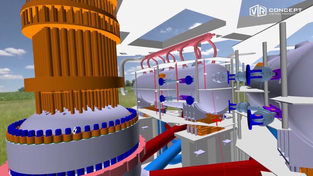 Atomic Reactor Steam Generator in VR 💨 - YouTube