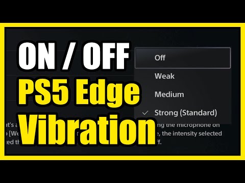 How to Turn On or OFF Trigger Effect & Vibrations on Dualsense Edge PS5 Controller (Settings)