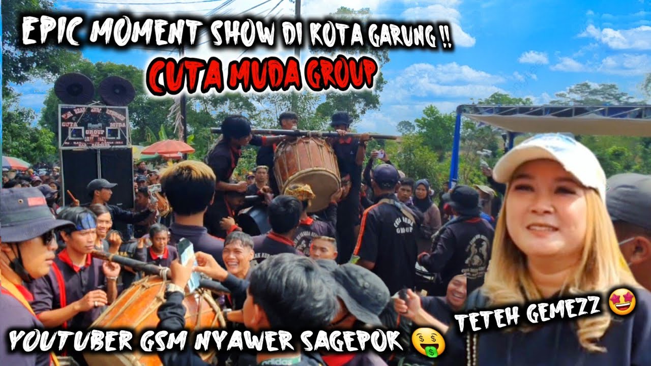 EPIC MOMENT SHOW DI KOTA GARUNG ‼️ YOUTUBER GETIH SUNDA MUDA NYAWER ...