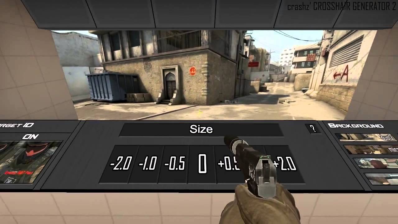 CRASHZ' CROSSHAIR GENERATOR V2 NEW MAP! Counter Strike Global Offensive ...