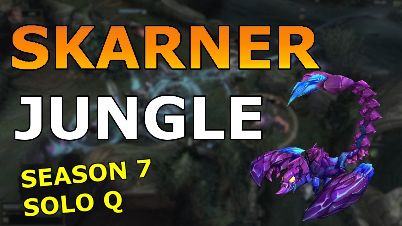 SKARNER JUNGLE SEASON 7 WARRIOR + TRIFORCE! LEAGUE OF LEGENDS GAMEPLAY ...