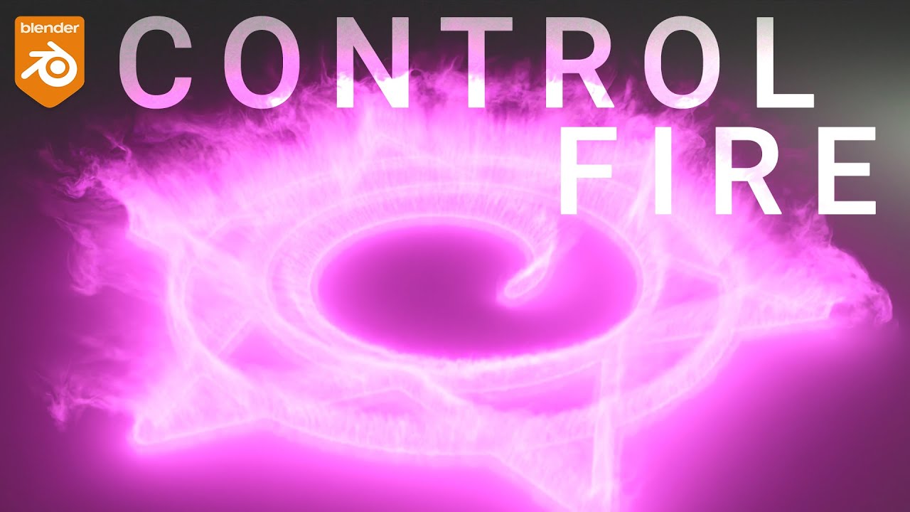 Dynamic Fire Simulation Control with Blender - YouTube