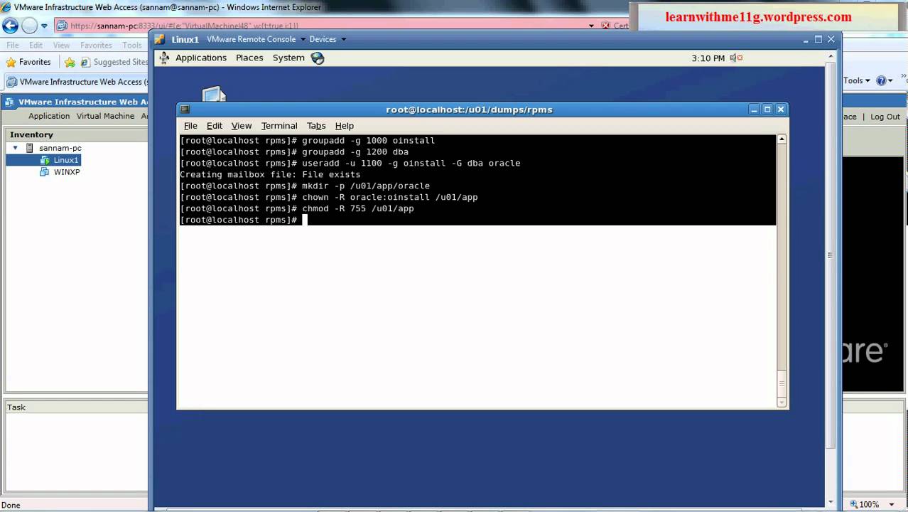 Single instance Database creation with ASM part1 x264 - YouTube
