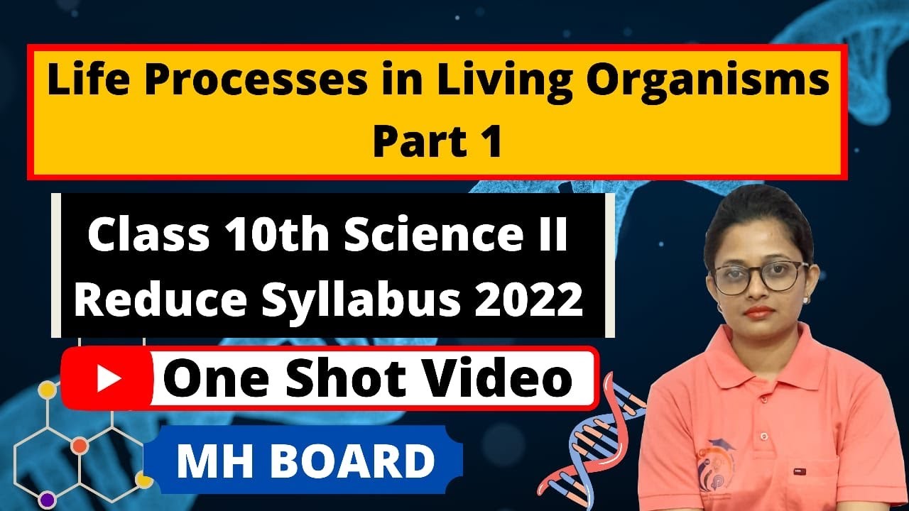 Life Processes in Living Organisms Part 1 Class 10th Science 2 One-Shot ...