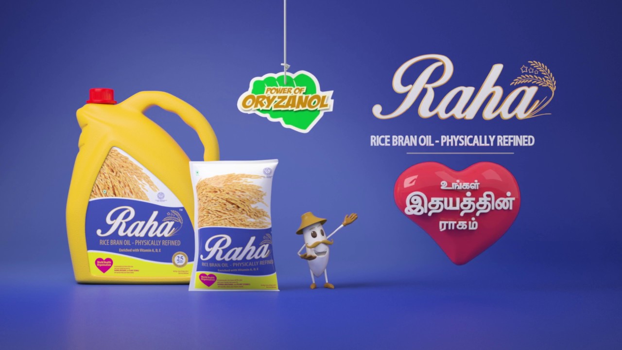Raha Rice Bran Oil Idayathin Ragam - YouTube