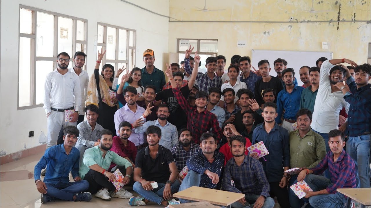Farewell party in my college CMRA Govt polytechnic sanghi# ...