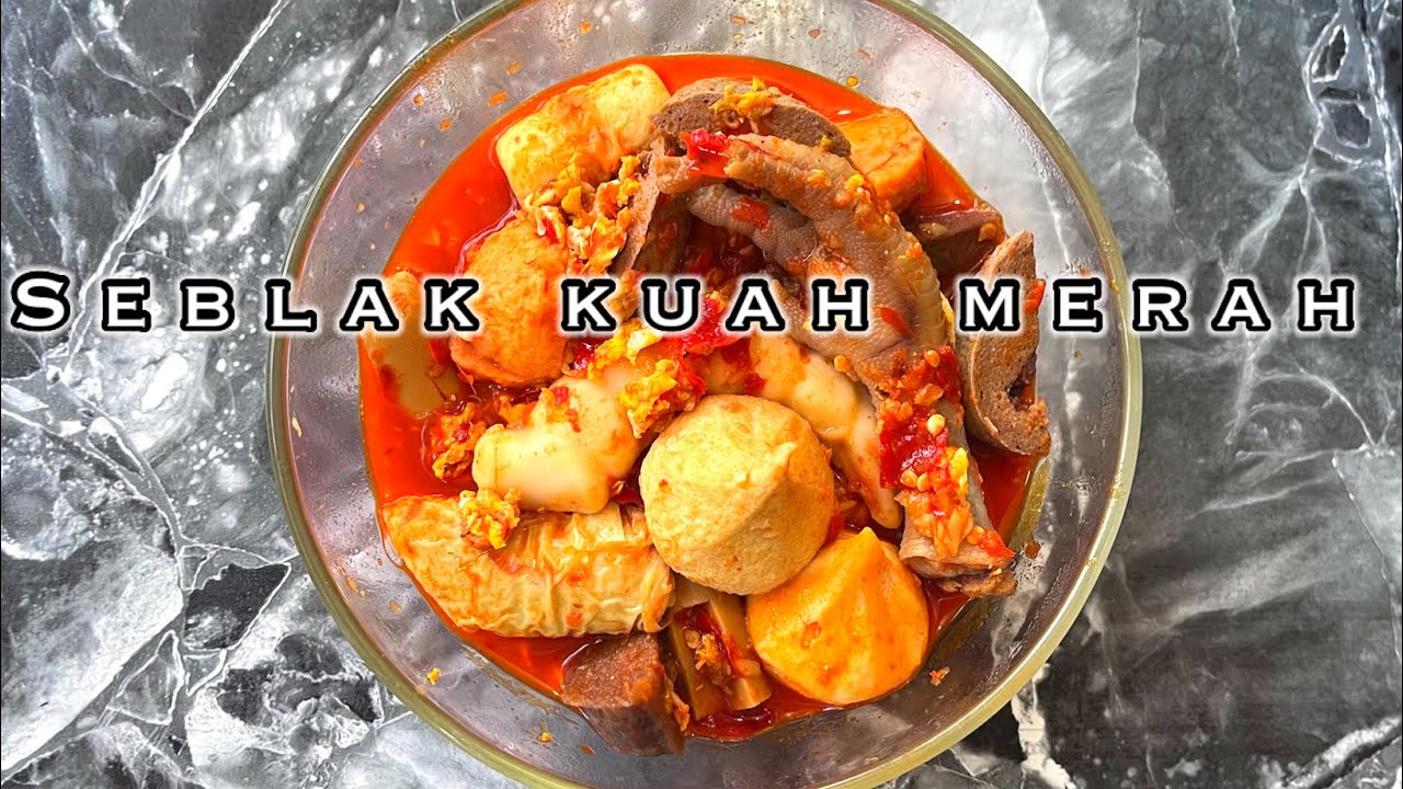 Tips Kuah Seblak Merah Seperti Penjual‼️ Resep Seblak Kuah Pedas Gurih