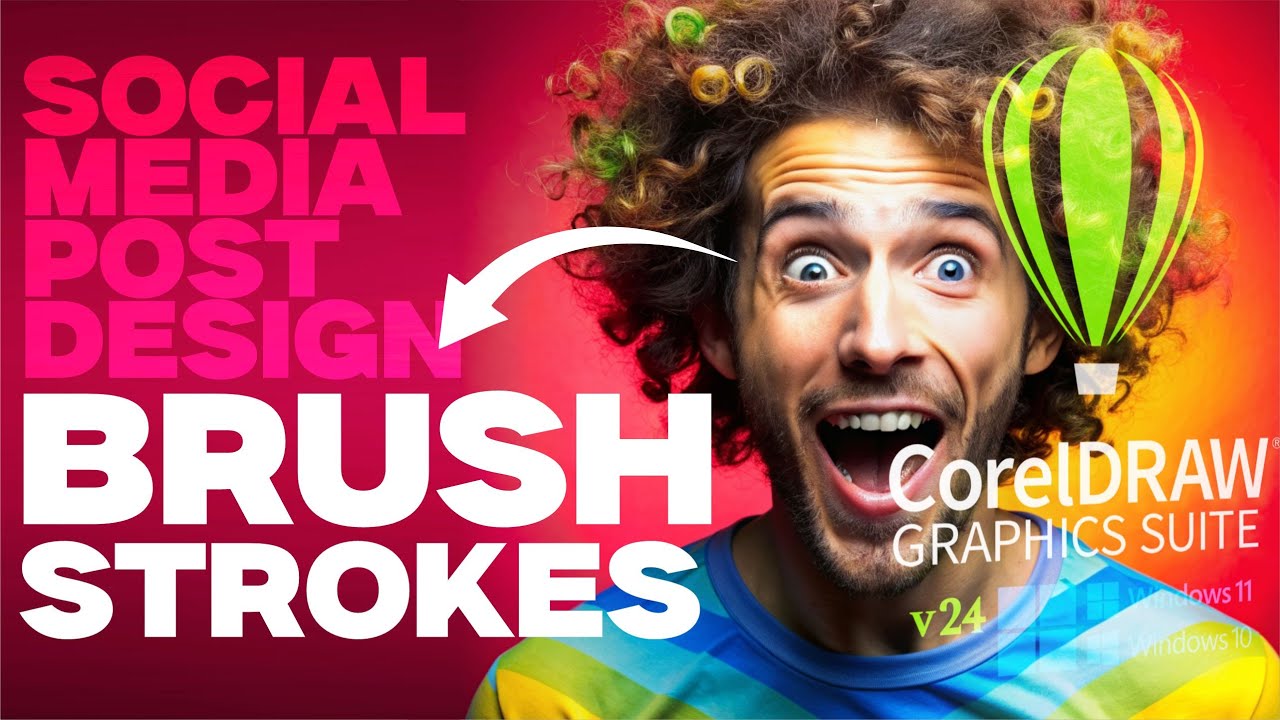 How to Use Brush Strokes in Coreldraw - Travel Companies Social Media ...