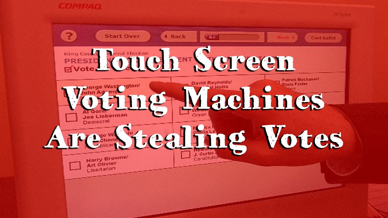 October-25-2016 (Tuesday) - Touch Screen Voting Machines Are Stealing ...
