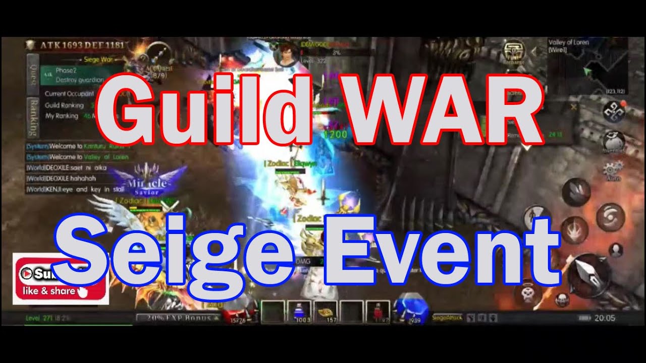 MU Monarch SEA Guild Master event and Seige War. #trending #viral # ...