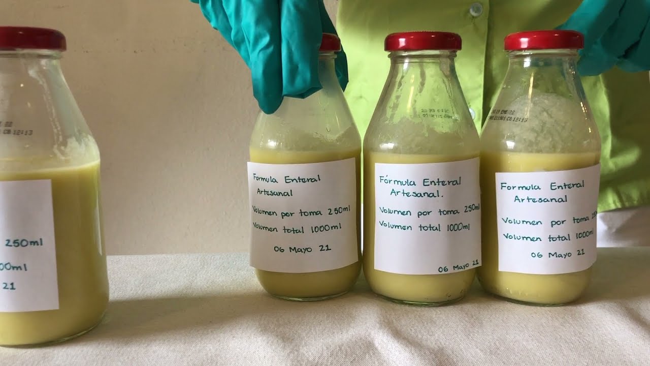 Nutricion Enteral Formula Artesanal - YouTube