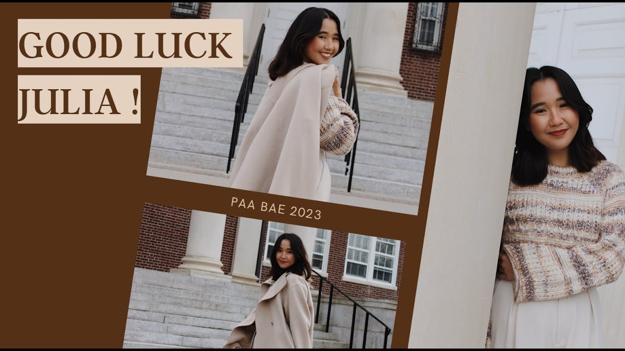 Good Luck Julia! | PAA Bae 2023 - YouTube