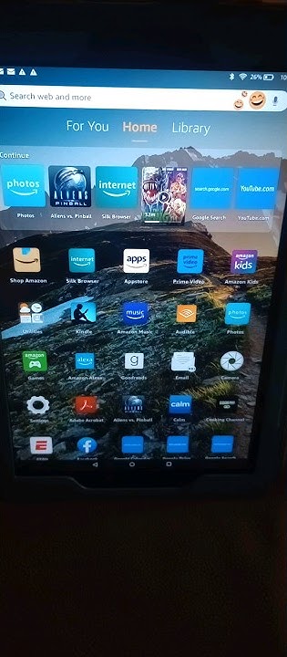 How to take a screen shot with your firepad - YouTube