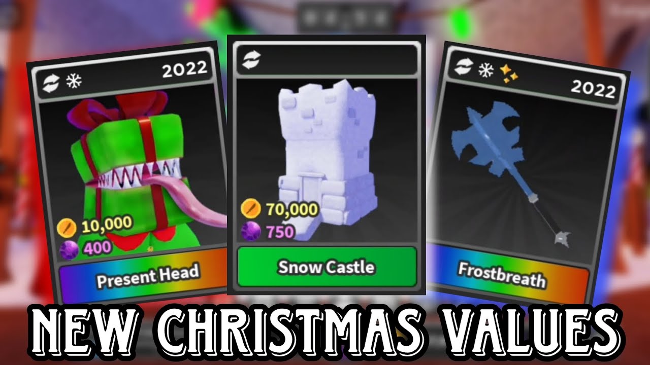 NEW CHRISTMAS VALUES! ️🎁||🔪 Survive the killer Roblox - YouTube
