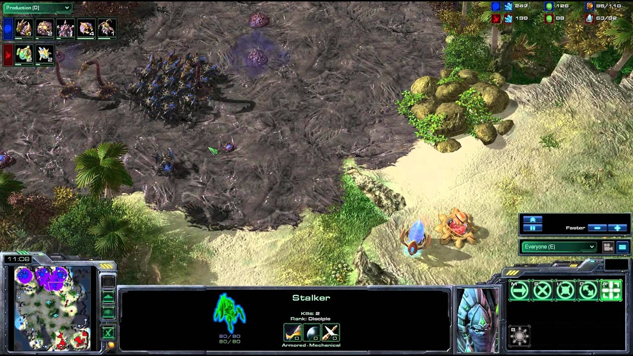 HD Starcraft 2 MC v Nerchio g3 - YouTube
