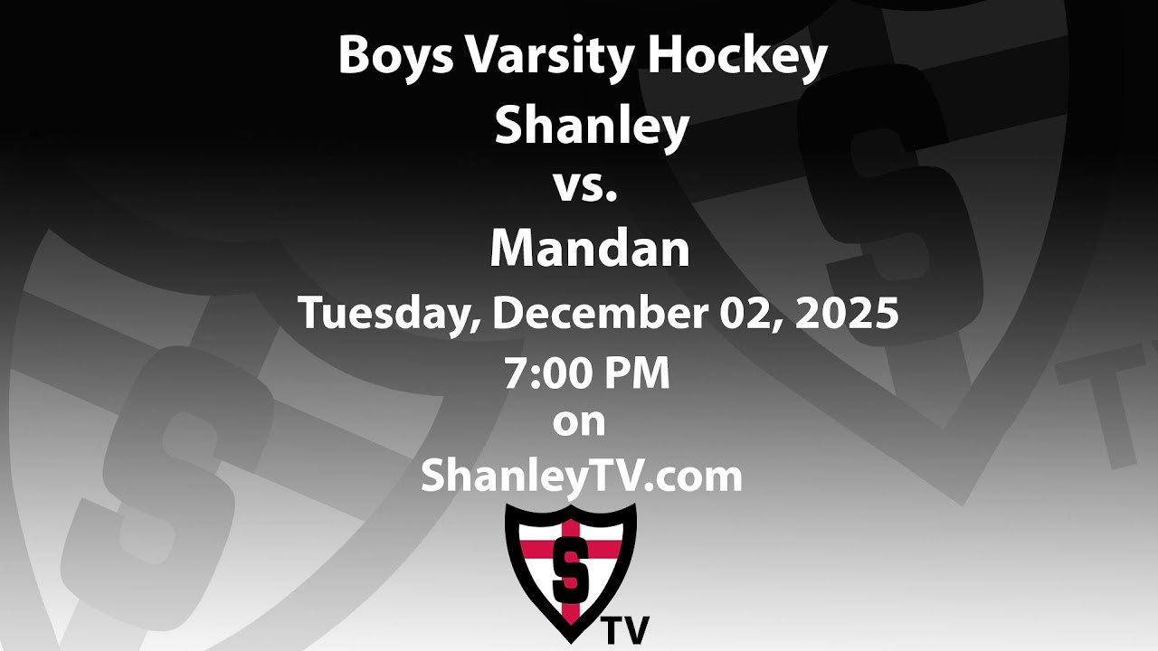 Boys Varsity Hockey: Shanley vs. Mandan - YouTube