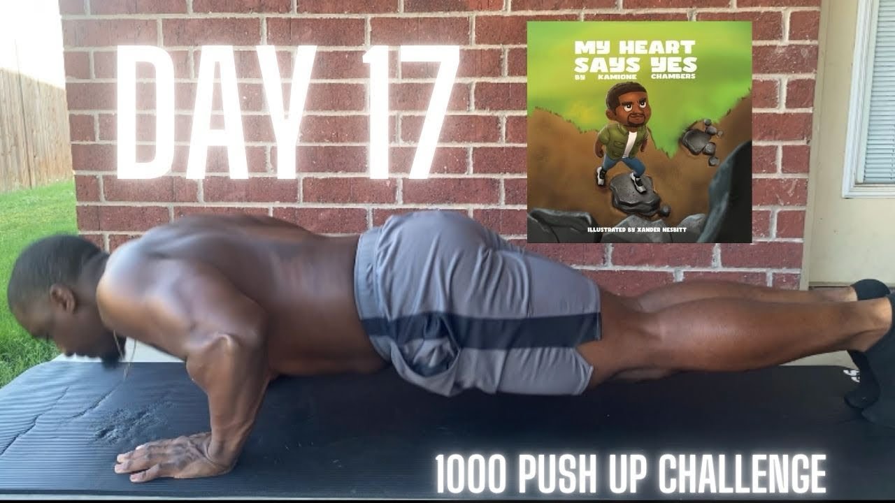 DAY 17 OF 30: 1000 PUSH UPS CHALLENGE - YouTube