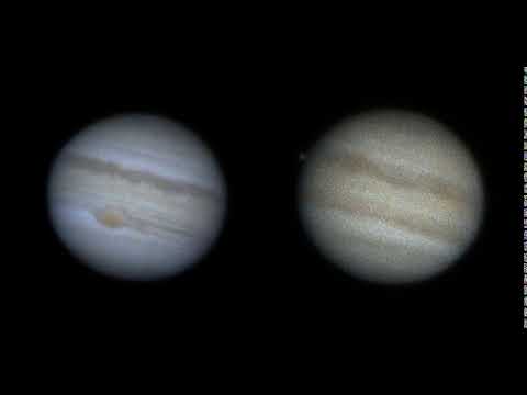 Júpiter good seeing vs. bad seeing - YouTube