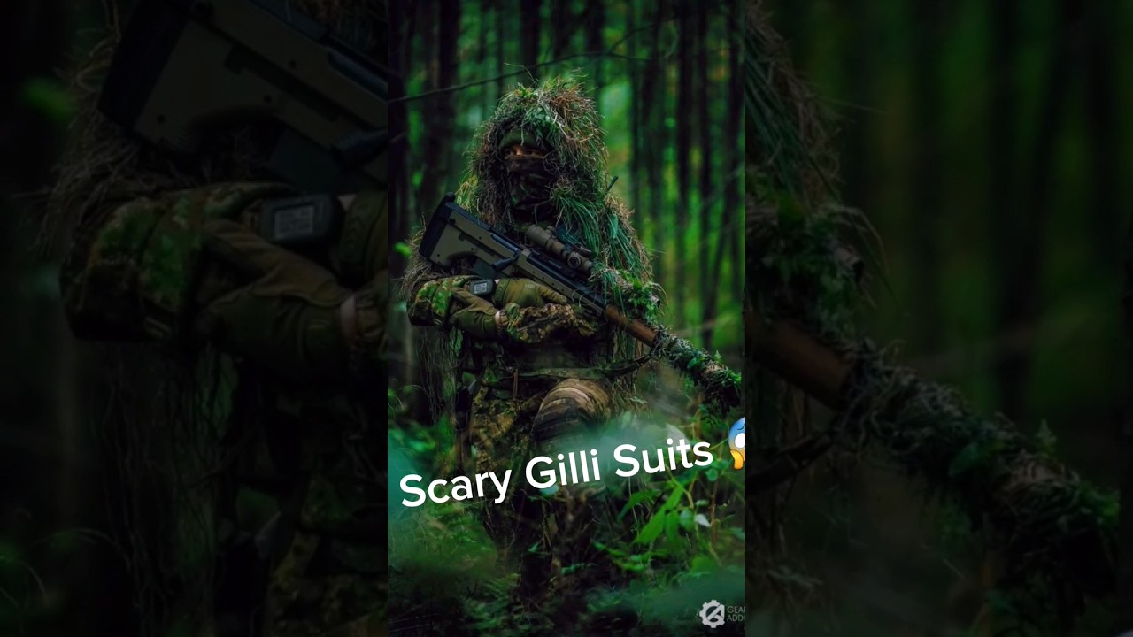 Scary Gilli Suits in Army🥶😱 #shorts ,#motivation #military - YouTube