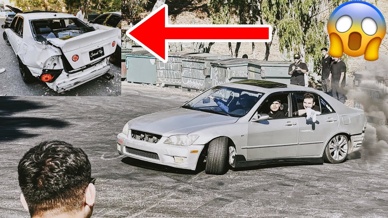 LEXUS CRASHES INTO SPECTATORS DRIFTING!! - YouTube