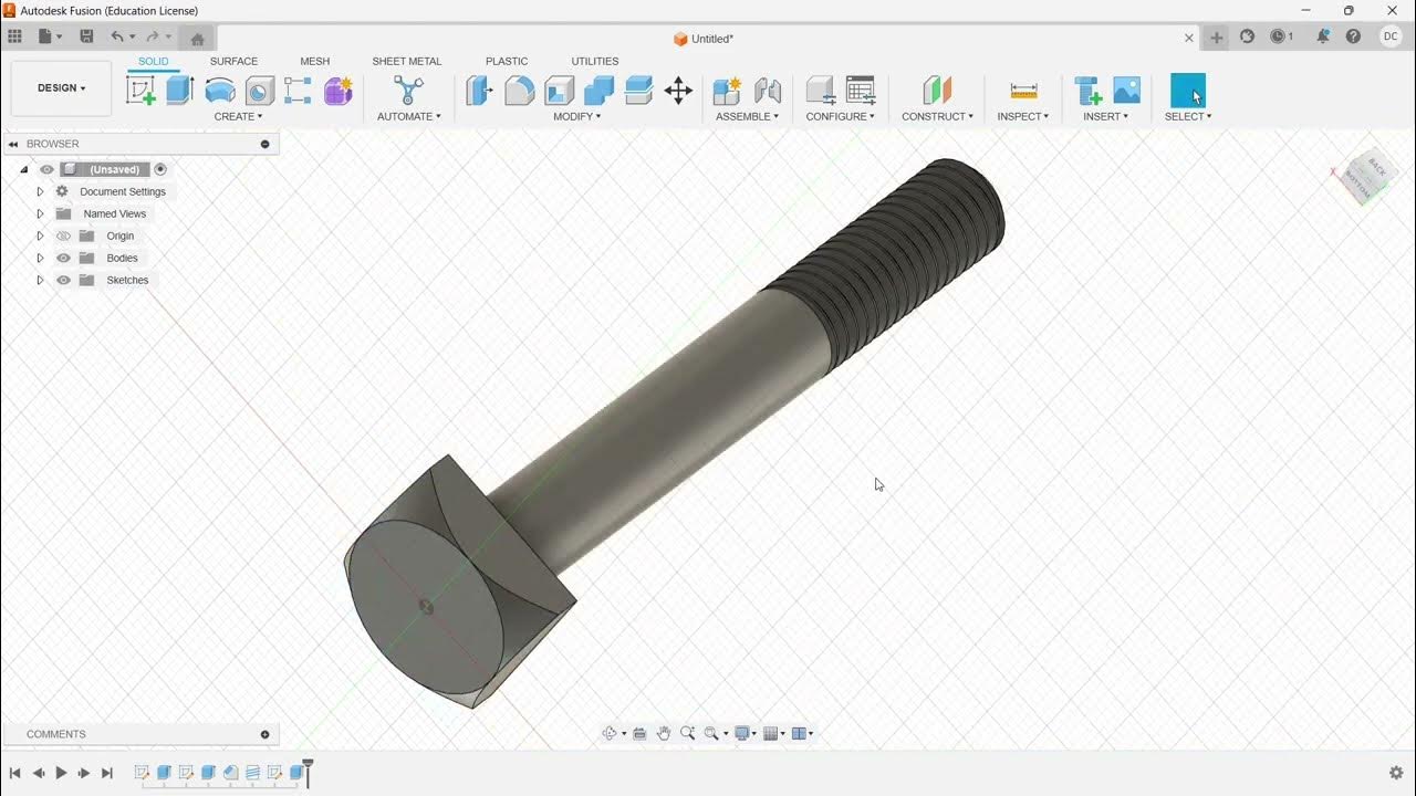 Bolt M10 of Plummer Block - YouTube