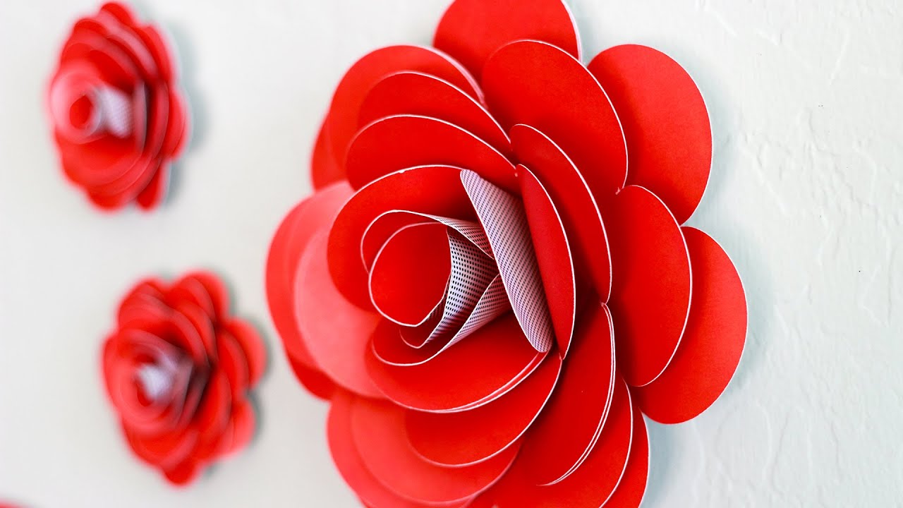 Paper Rose Tutorial YouTube Paper Rose Tutorial YouTube