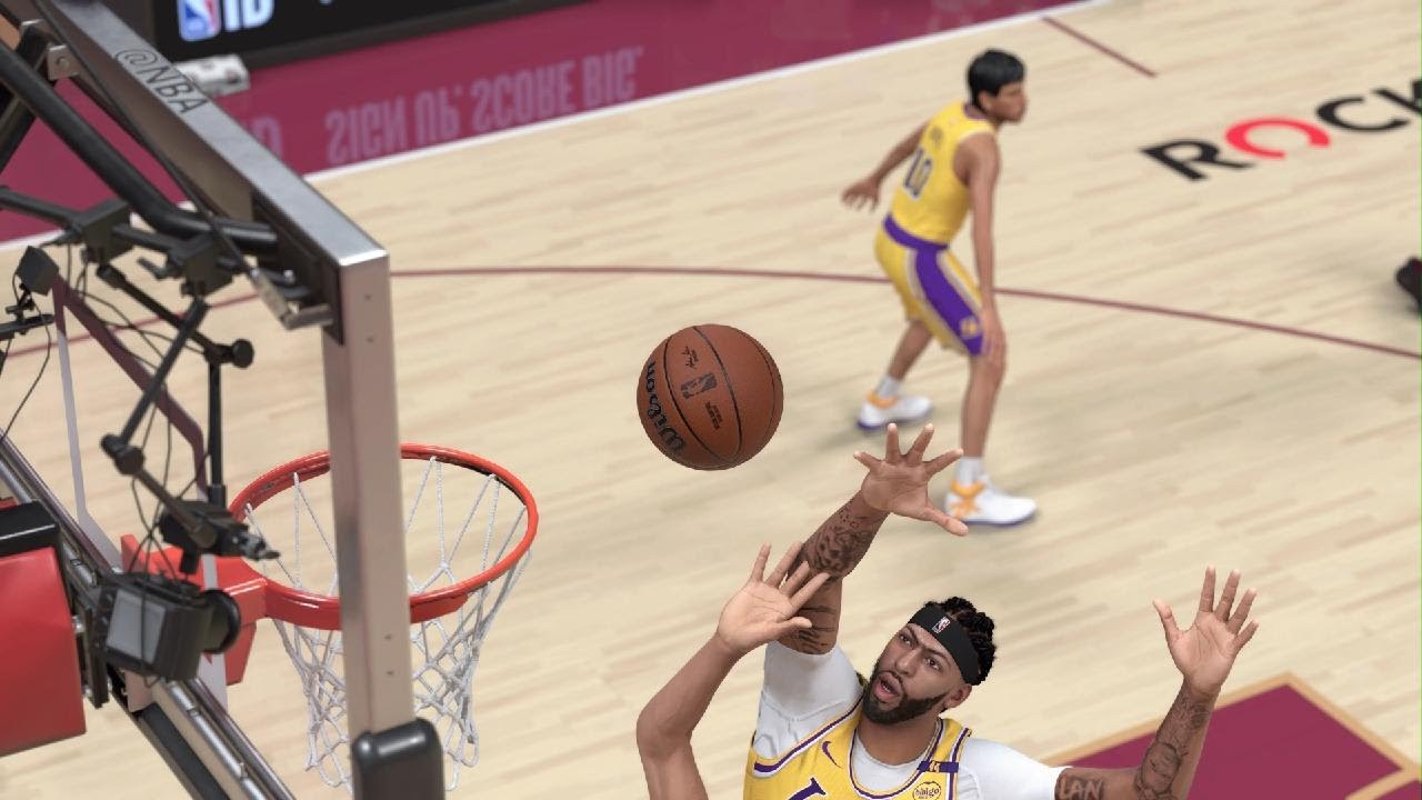 NBA 2K25 | Anthony Davis NASTY BLOCK | PS5 Gameplay - YouTube