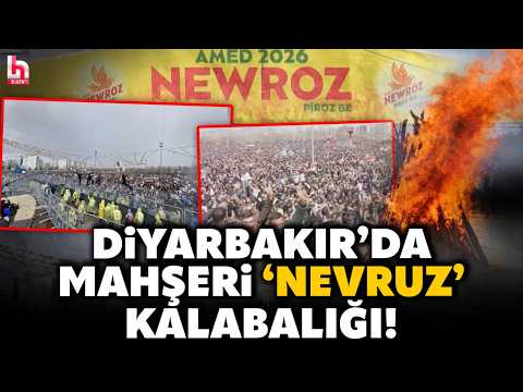 Diyarbakır'da tarihi kalabalık! Yüzbinler Nevruz kutlamasına akın etti! Öcalan'dan açıklama gelecek!