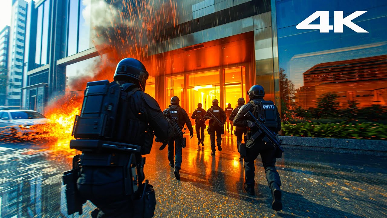 Hotel Under Attack! | SWAT Tactical Entry | 4K Next-Gen Gameplay - YouTube