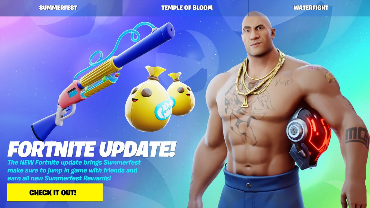 FORTNITE SUMMER UPDATE is NOW AVAILABLE! - YouTube
