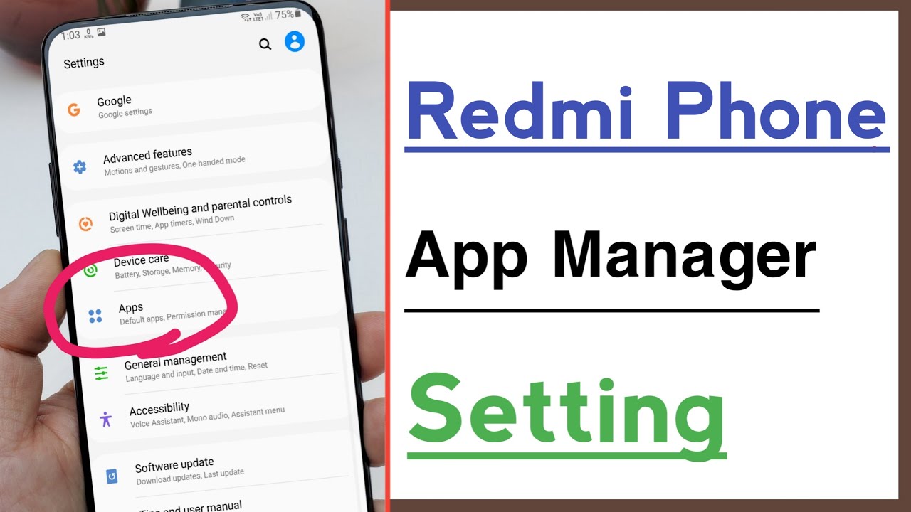 Redmi App Manager Setting Setup 2024 - YouTube