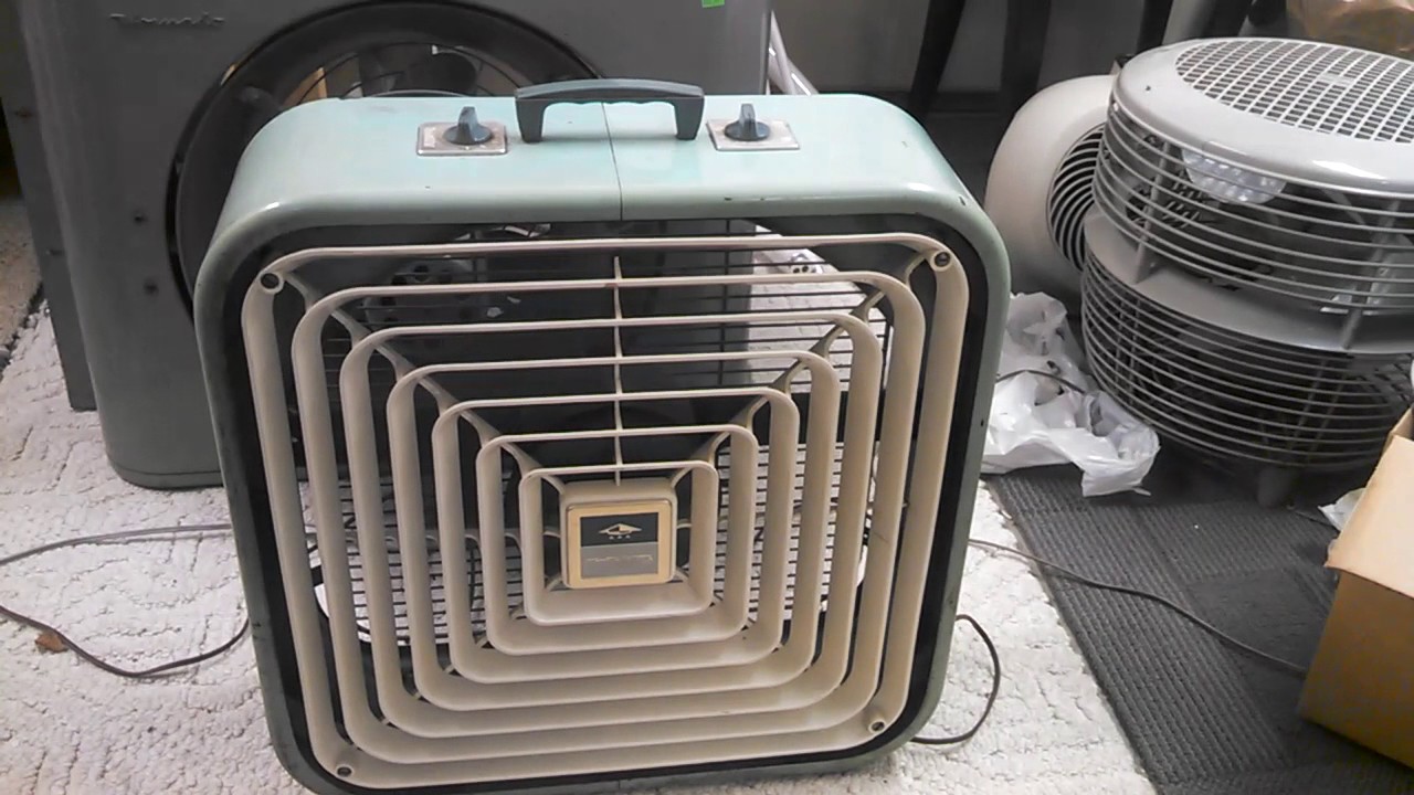 Kenmore Automatic 20" box/window fan - YouTube