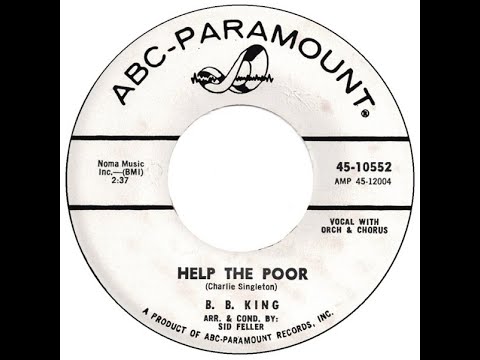 B B King Help The Poor (studio Version) - YouTube