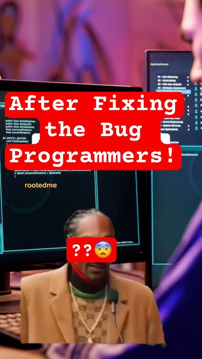 After Fixing the Bug Programmers! - YouTube