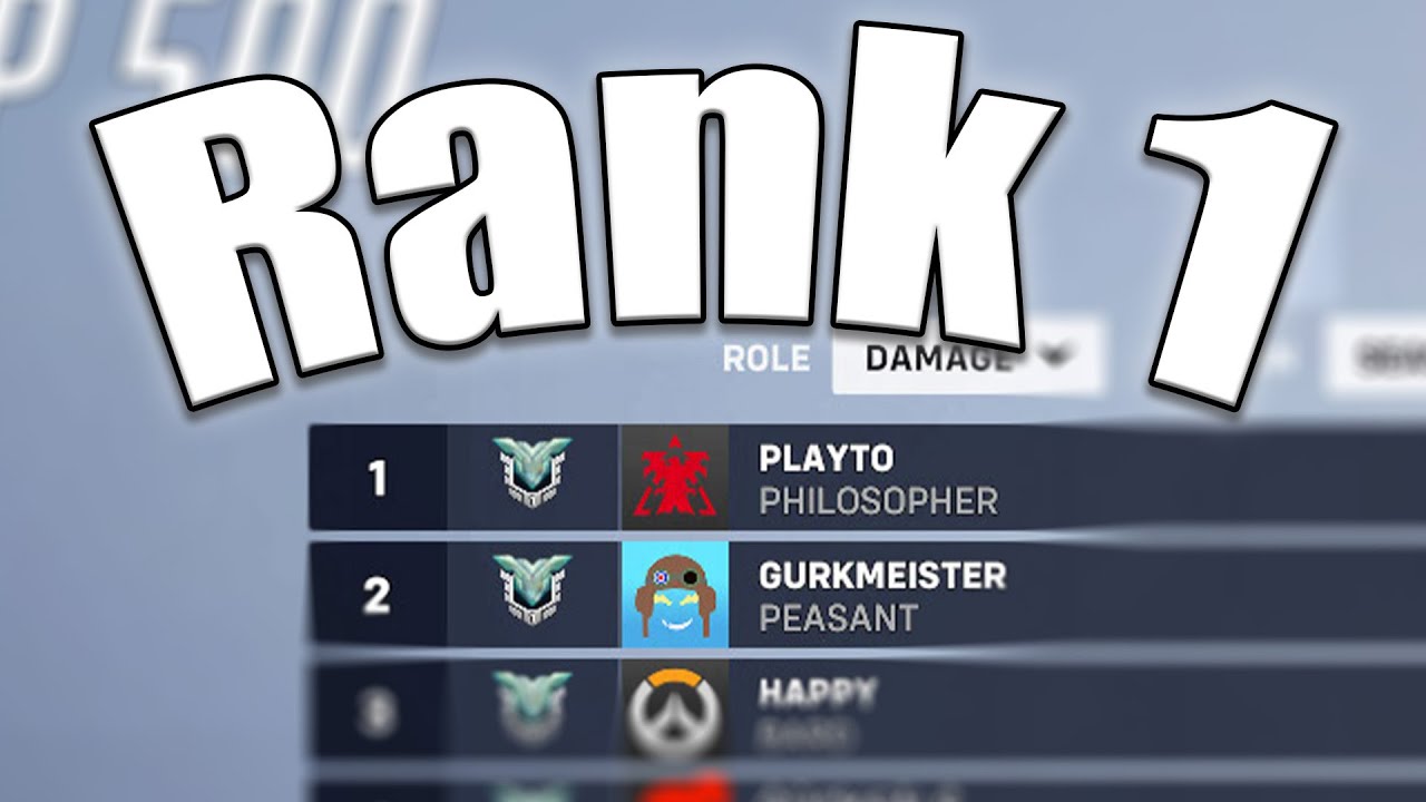 GETTING RANK 1 FULL GAME IN OVERWATCH 2 - YouTube